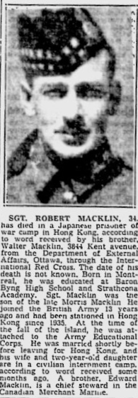 Macklin, Robert – Jewish Historical Society of Hong Kong