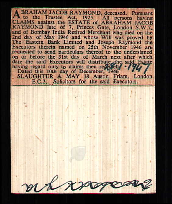 Who Was A.J. Raymond and Whatever Happened to Him? – Jewish Historical ...